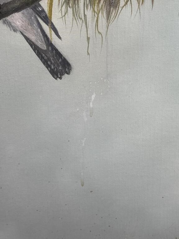Arlie Gray | Kingfisher Painting Signed Arlie Gray | MutualArt