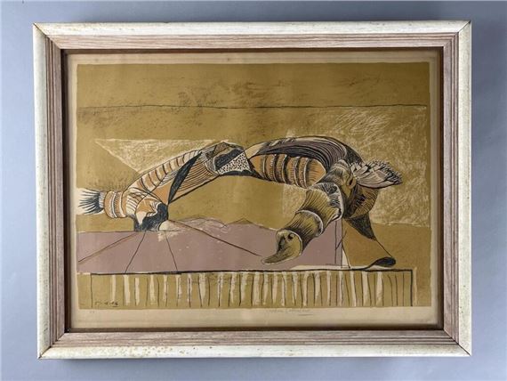 Graham Sutherland | Graham Sutherland Turning Form Framed Lithograph ...