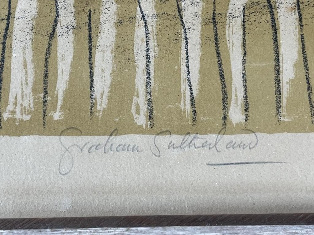 Graham Sutherland | Graham Sutherland Turning Form Framed Lithograph ...