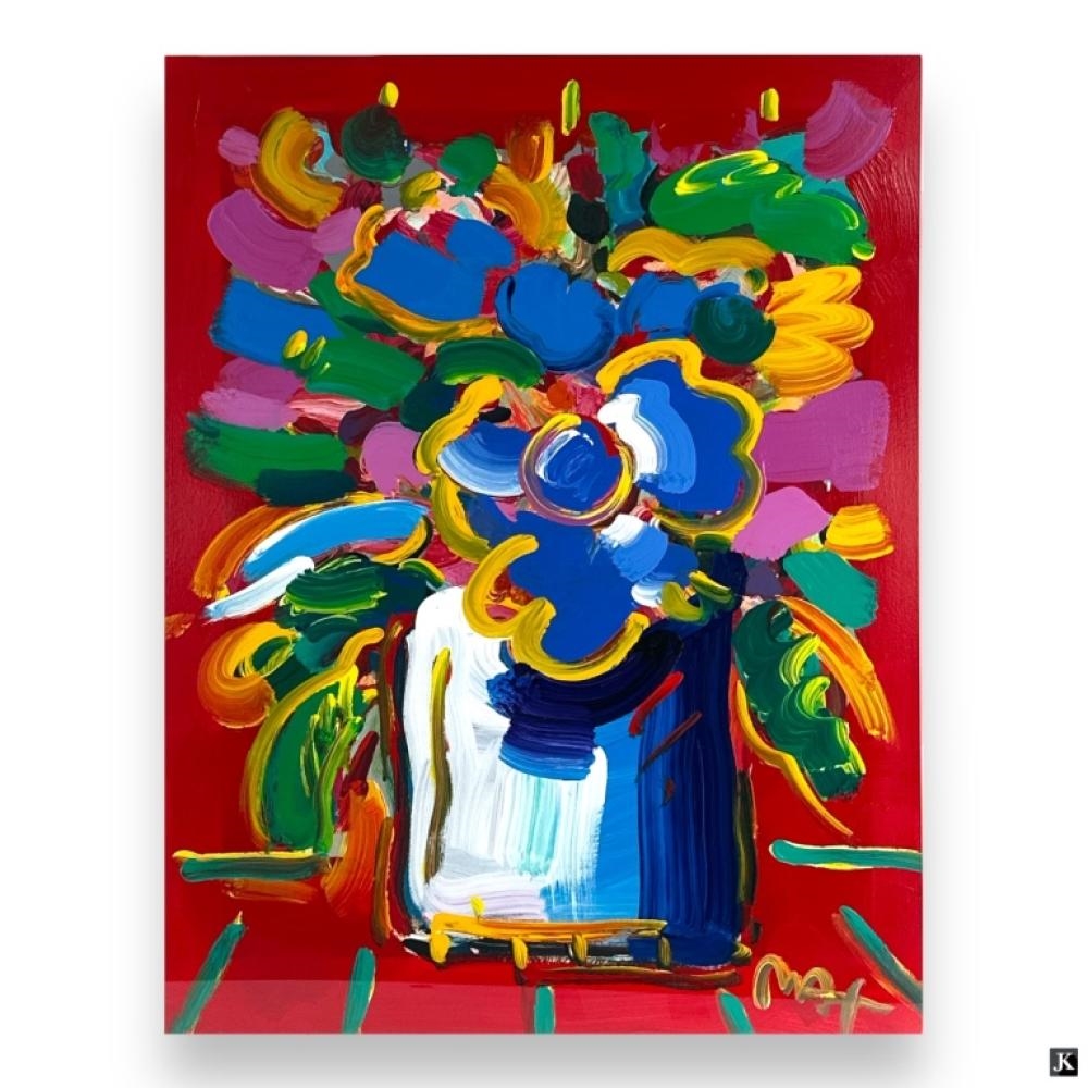 Peter Max | Vase of Flowers, 2002 (2002) | MutualArt