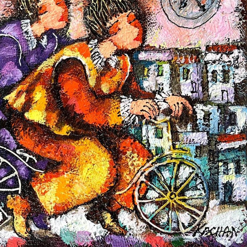 Michael Kachan | Michael Kachan Hand Signed Original Painting on Canvas ...