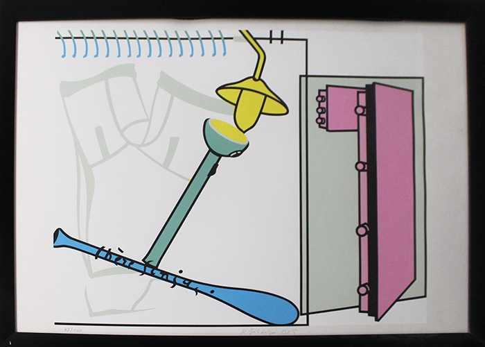 Telemaque | serigrafia su cartoncino (1973) | MutualArt