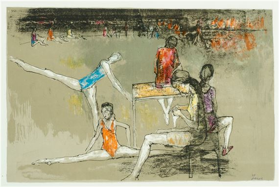 Jean Jansem | Les danseuses | MutualArt