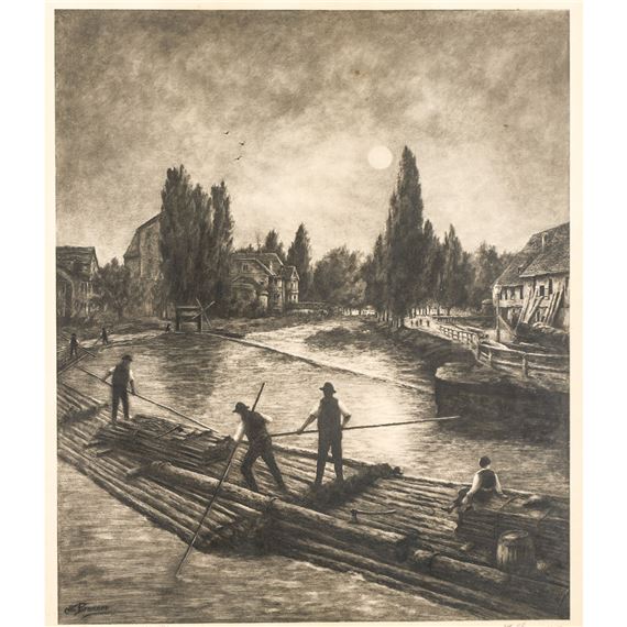 Otto Brunner | Otto Brenner German Etching | MutualArt