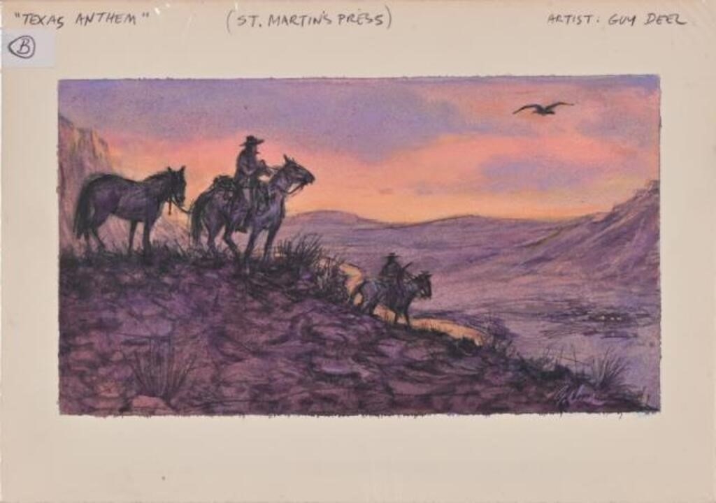 Guy Deel | Texas Anthem, Guy Deel Original Oil Painting | MutualArt