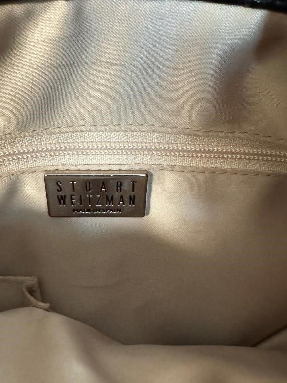Stuart Weitzman | VINTAGE STUART WEITZMAN PATTEN LEATHER PURSE | MutualArt