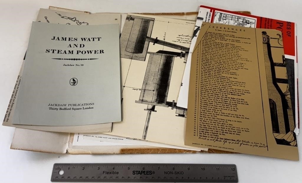 James Watt | JAMES WATT AND STEAM POWER PAPER EPHEMERA | MutualArt