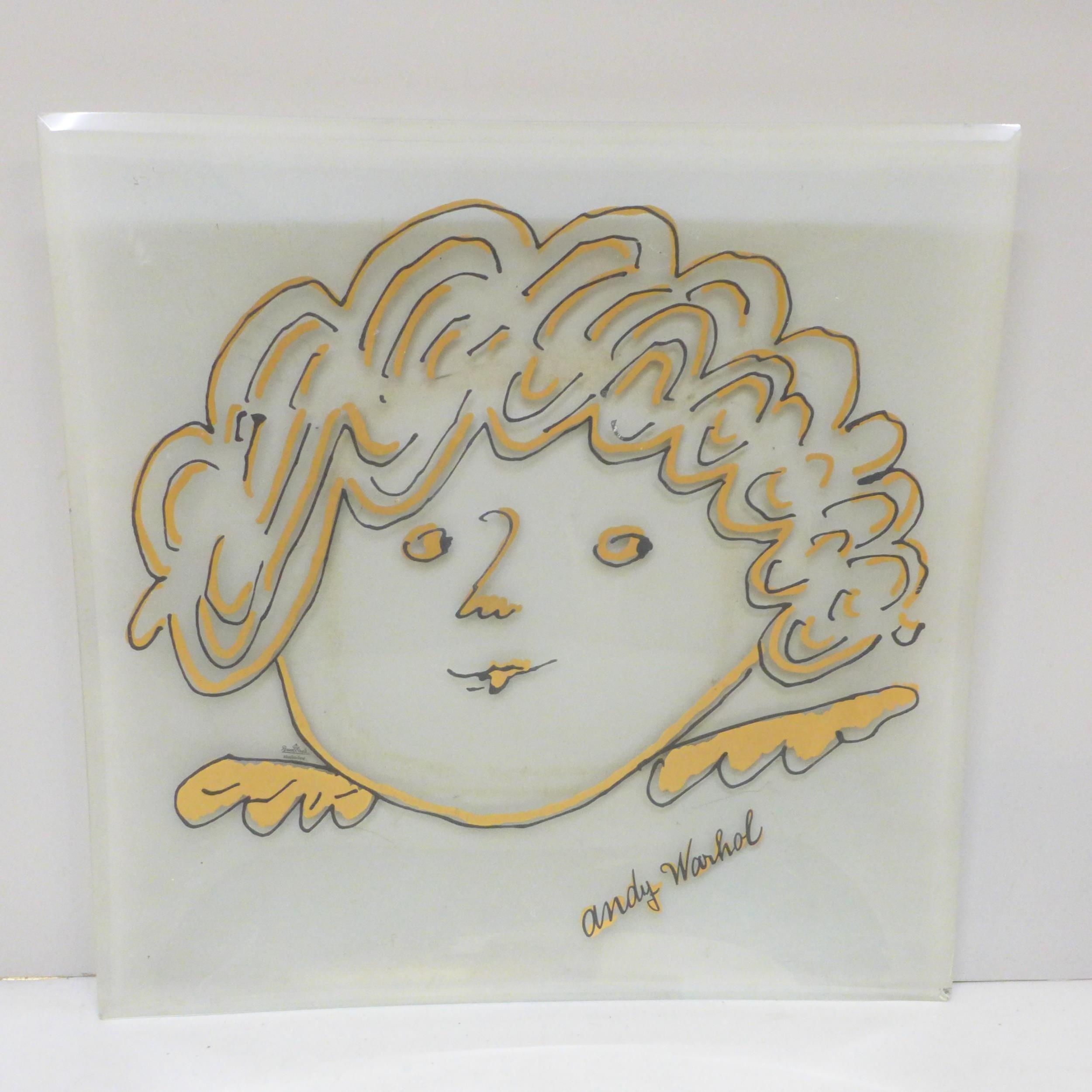 Andy Warhol | An Andy Warhol painted glass dish by Rosenthal Studio ...