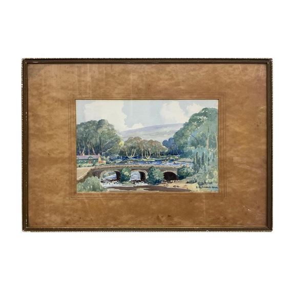 R. Macdonald Ross | The Old Crossing | MutualArt