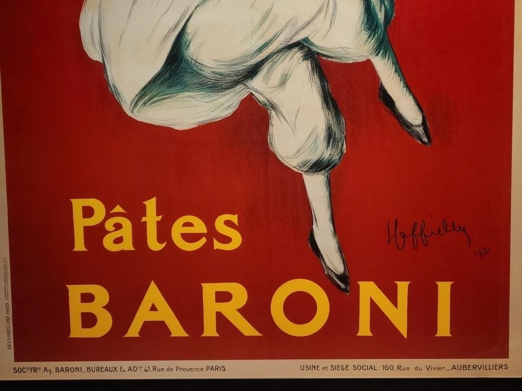 Leonetto Cappiello | Large Pates Baroni Pasta Vintage Replica Poster ...