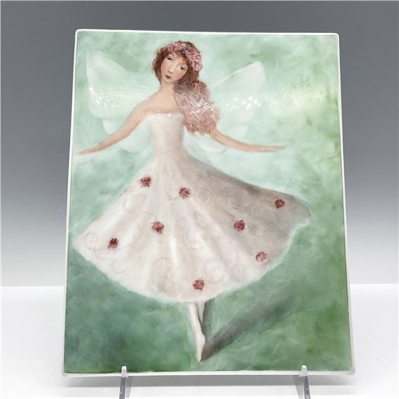 Stephen Mackey | Stephen Mackey Hand Painted Plaque, Fairy | MutualArt