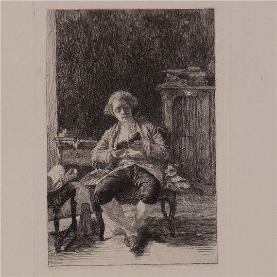 Jean-Louis-Ernest Meissonier | Meissonier (Aft.) Original Etching on ...