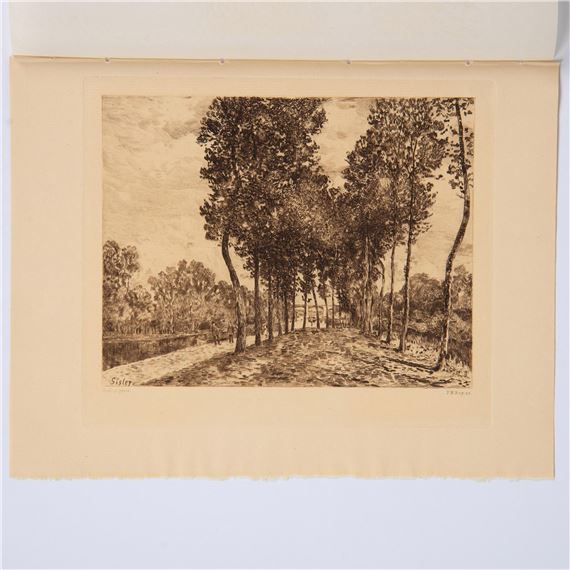 Alfred Sisley | Alfred Sisley (Aft.) Original Etching on Paper (1906 ...