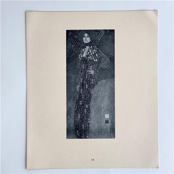 Gustav Klimt | Gustav Klimt (After) Antique Art Nouveau Collotype on ...