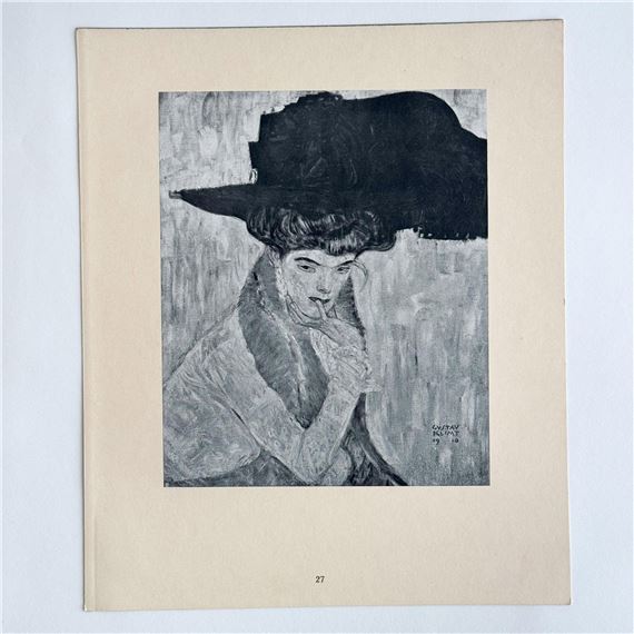 Gustav Klimt | Gustav Klimt (After) Antique Art Nouveau Collotype on ...