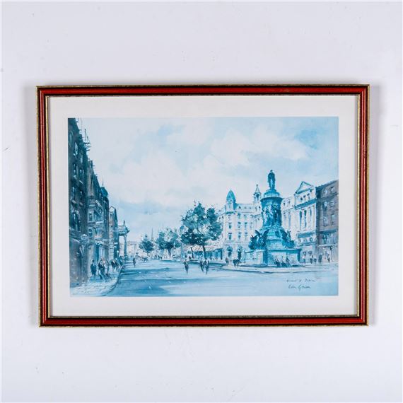 Colin Gibson | Colin Gibson, Dublin O Connell Street Color Print on ...