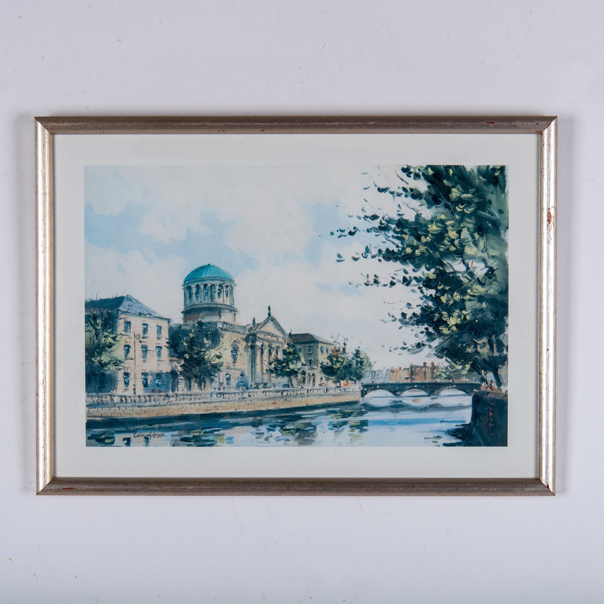Colin Gibson | Colin Gibson, Dublin The Four Courts Color Print on ...