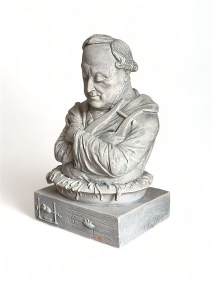 Jean-Pierre Dantan | PORTRAIT-CHARGE in plaster of the Italian composer ...