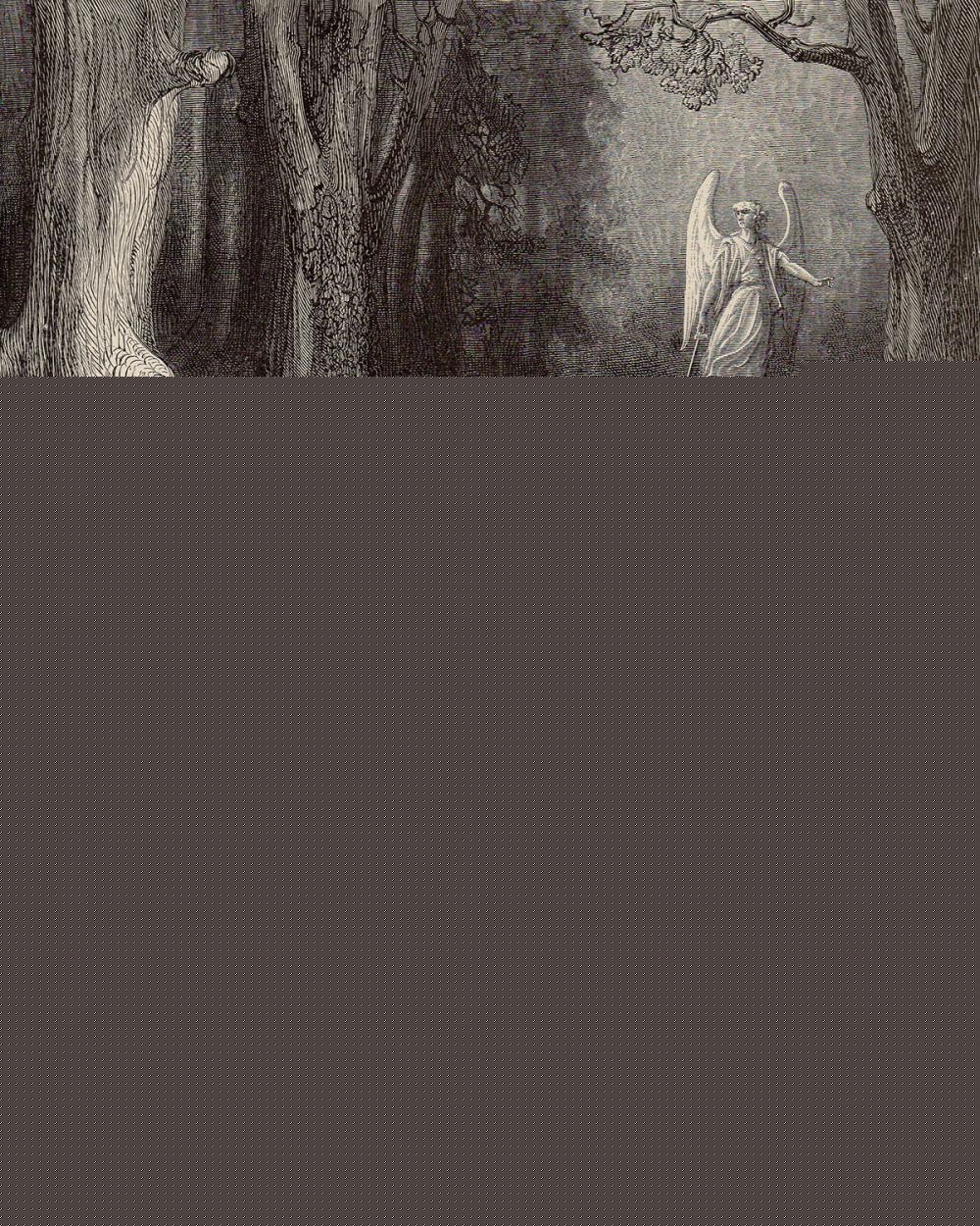 Gustave Doré | Gustave Dore Adam & Eve Judged (Milton's Paradise Lost ...