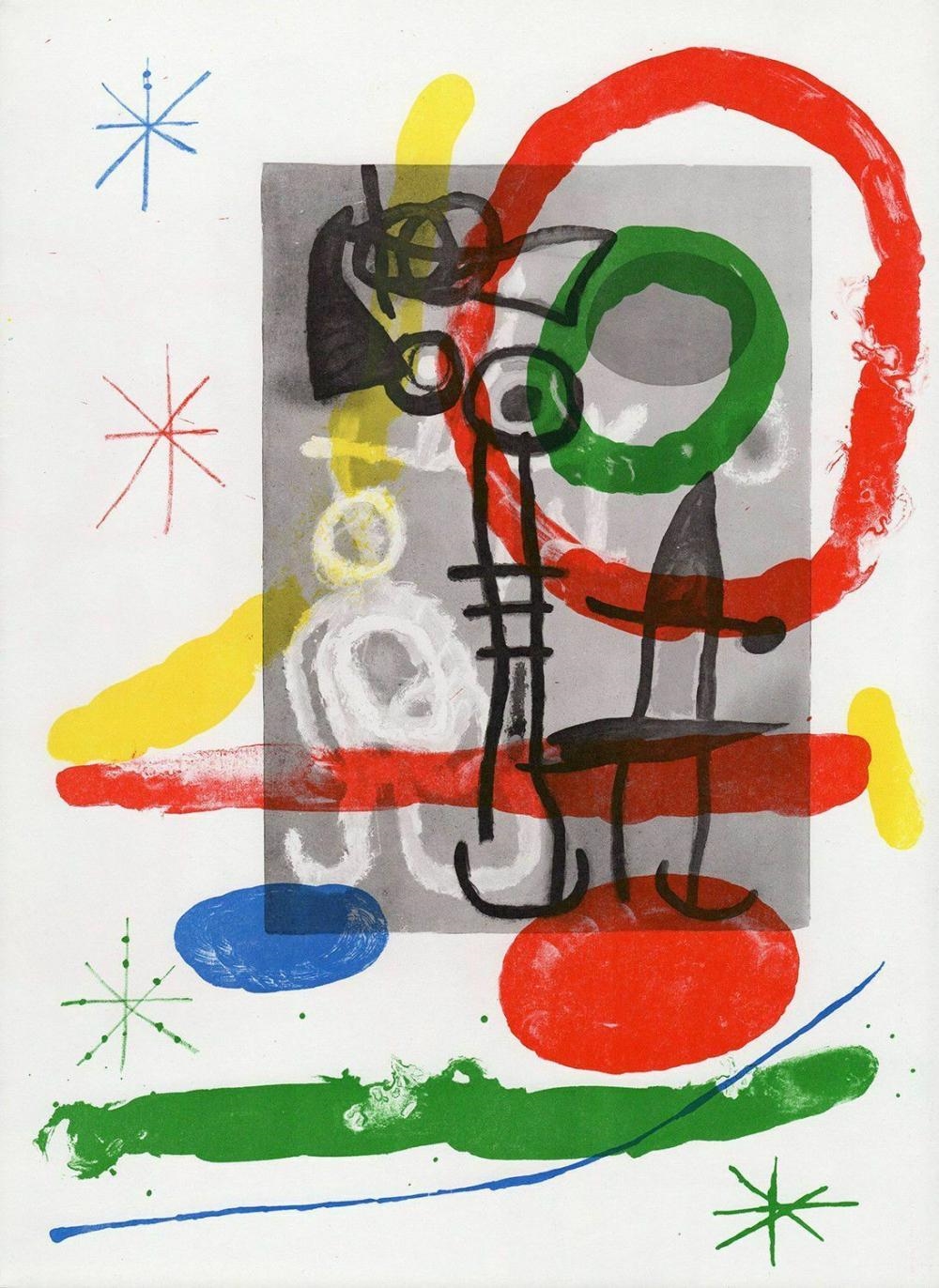 Joan Miró | 1965 Original Joan MIRO Color Lithograph Peintures sur ...