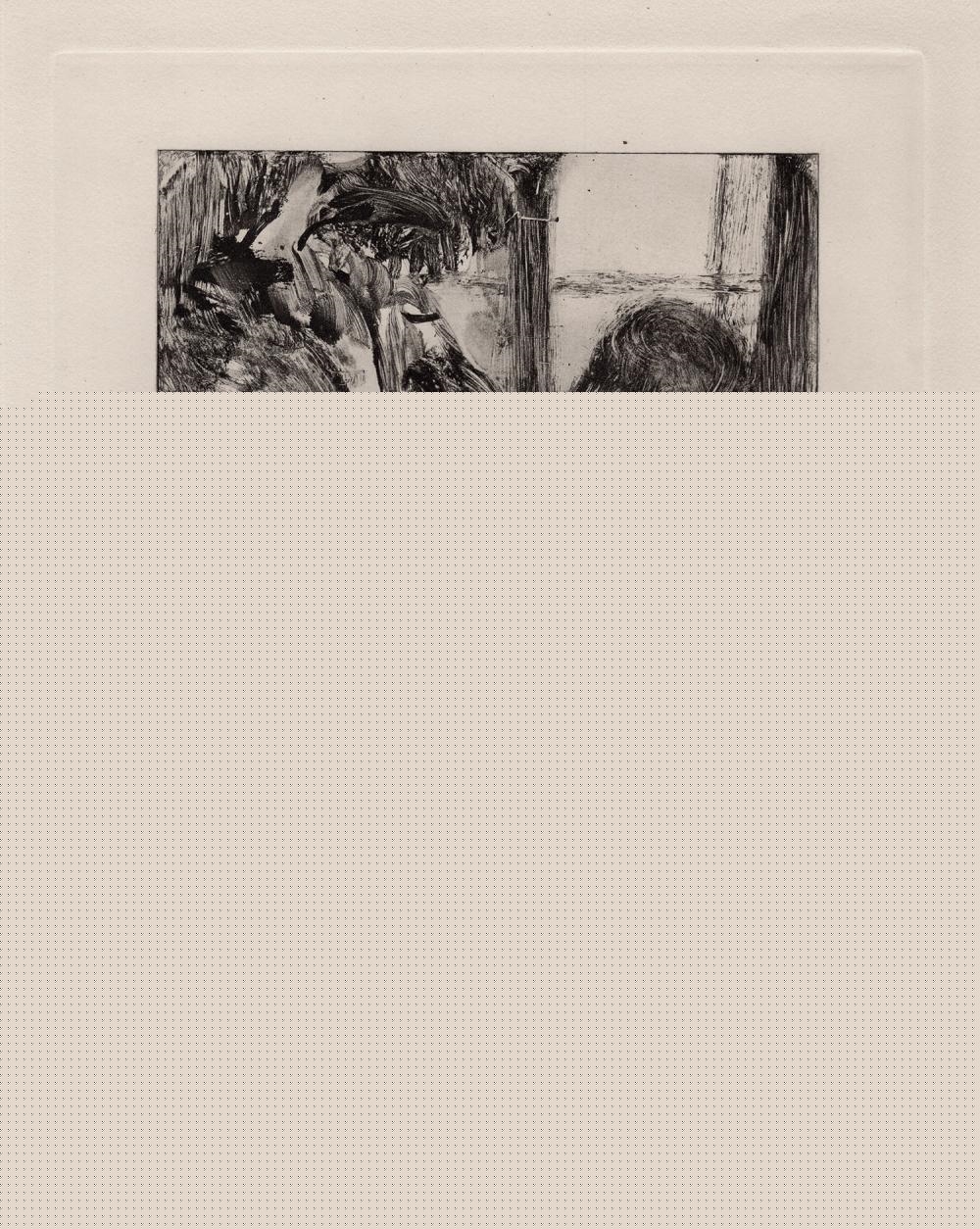 Edgar Degas | Edgar DEGAS 1938 Limited Edition Etching Au Salon Framed ...