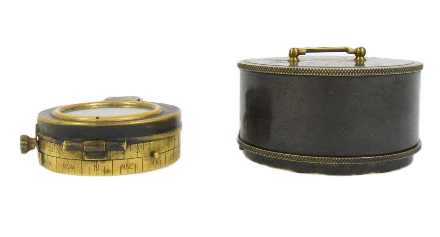 H. Hughes | WWI FIRST WORLD WAR BRITISH POCKET SEXTANT & COMPASS (1915 ...