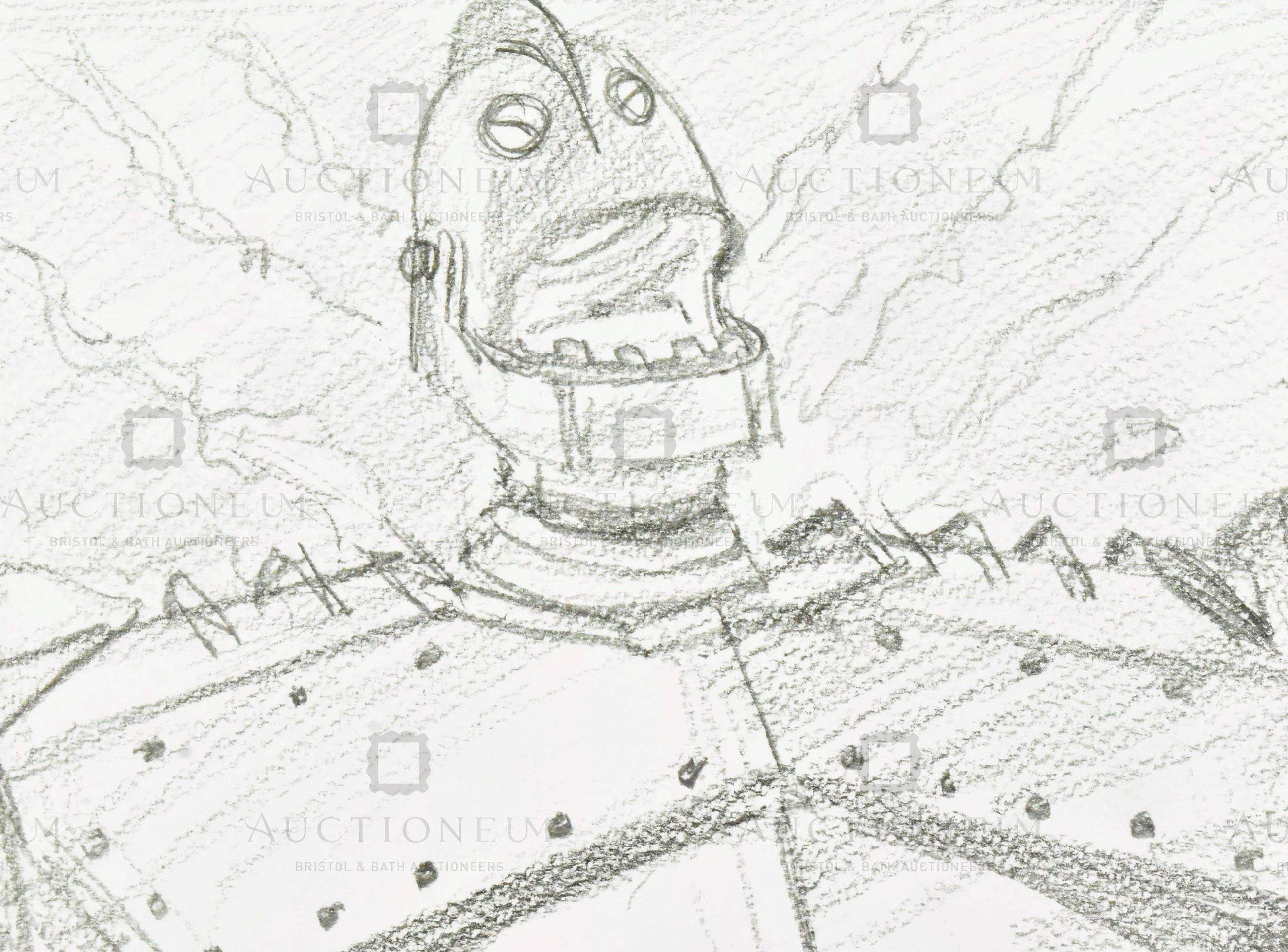 Richard Bazley | THE IRON GIANT - ORIGINAL DRAWING BY RICHARD BAZLEY ...