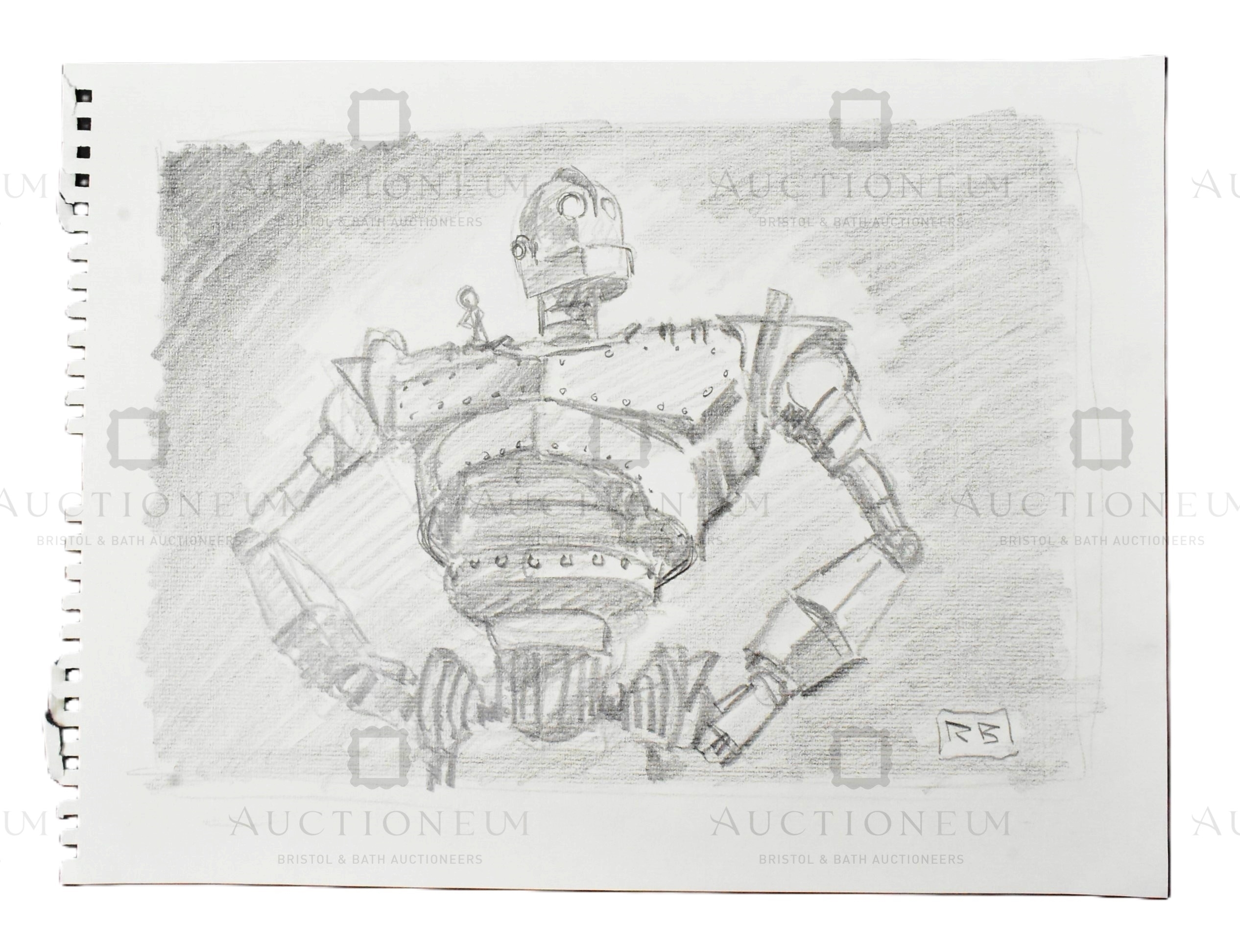 Richard Bazley | THE IRON GIANT - ORIGINAL DRAWING BY RICHARD BAZLEY ...