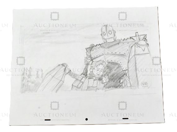 Richard Bazley | THE IRON GIANT - ORIGINAL DRAWING BY RICHARD BAZLEY ...