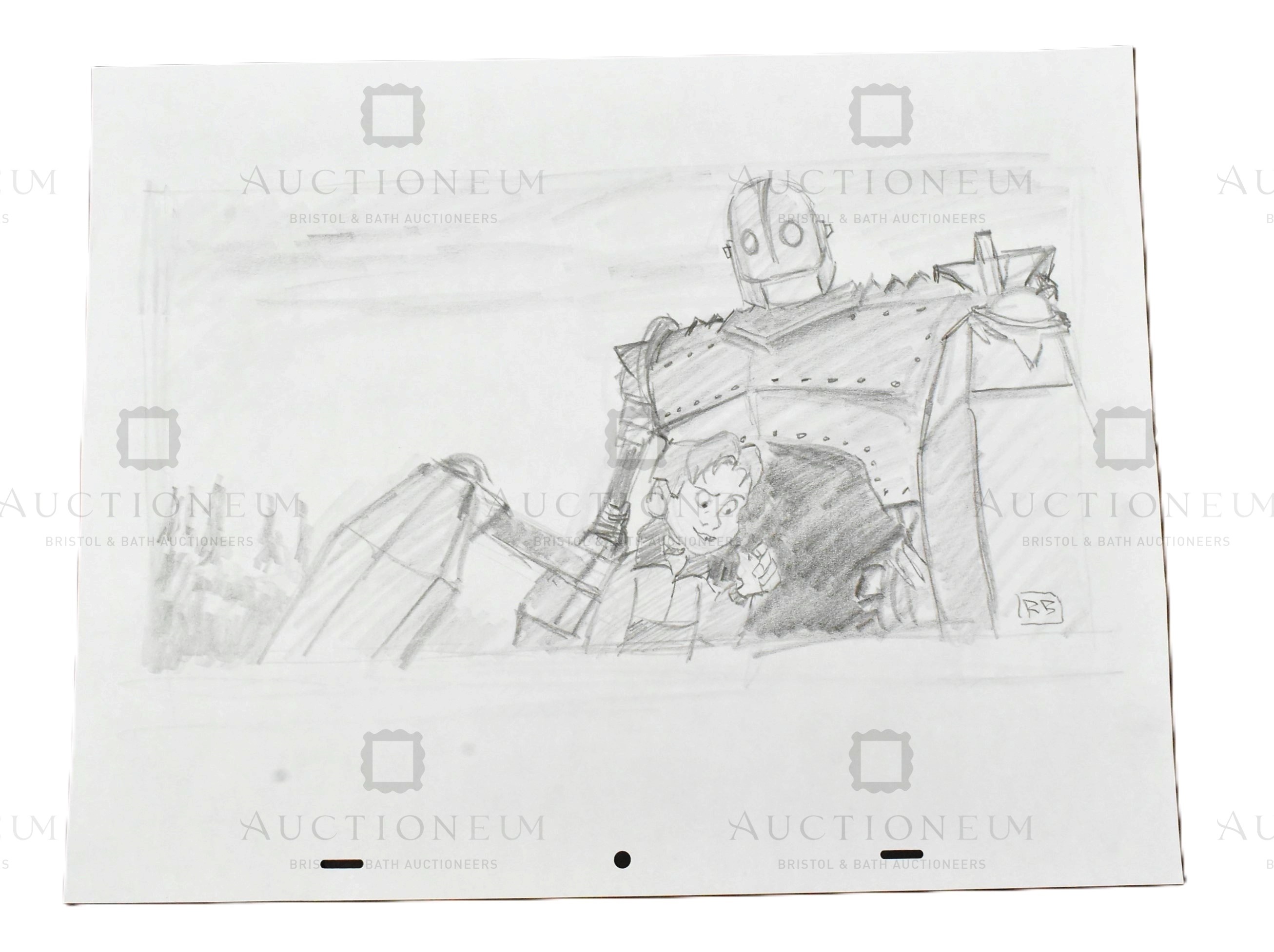 Richard Bazley | THE IRON GIANT - ORIGINAL DRAWING BY RICHARD BAZLEY ...