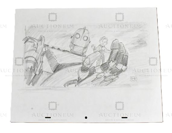Richard Bazley | THE IRON GIANT - ORIGINAL DRAWING BY RICHARD BAZLEY ...