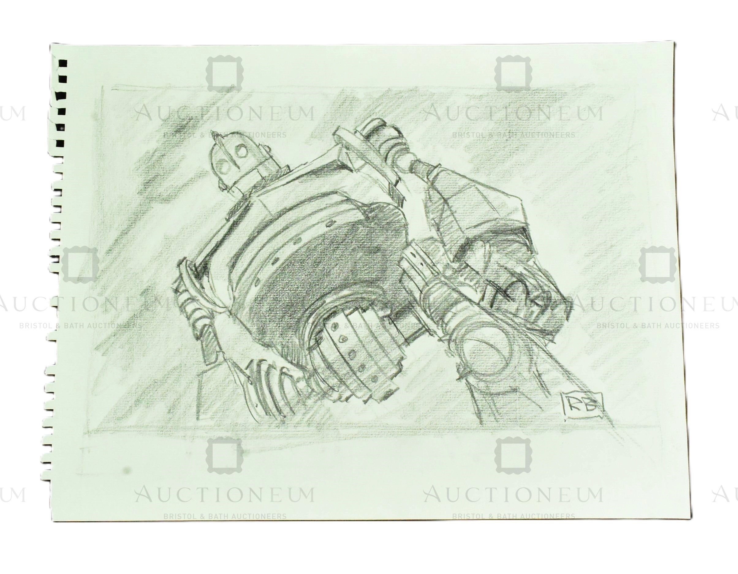 Richard Bazley | THE IRON GIANT - ORIGINAL DRAWING BY RICHARD BAZLEY ...