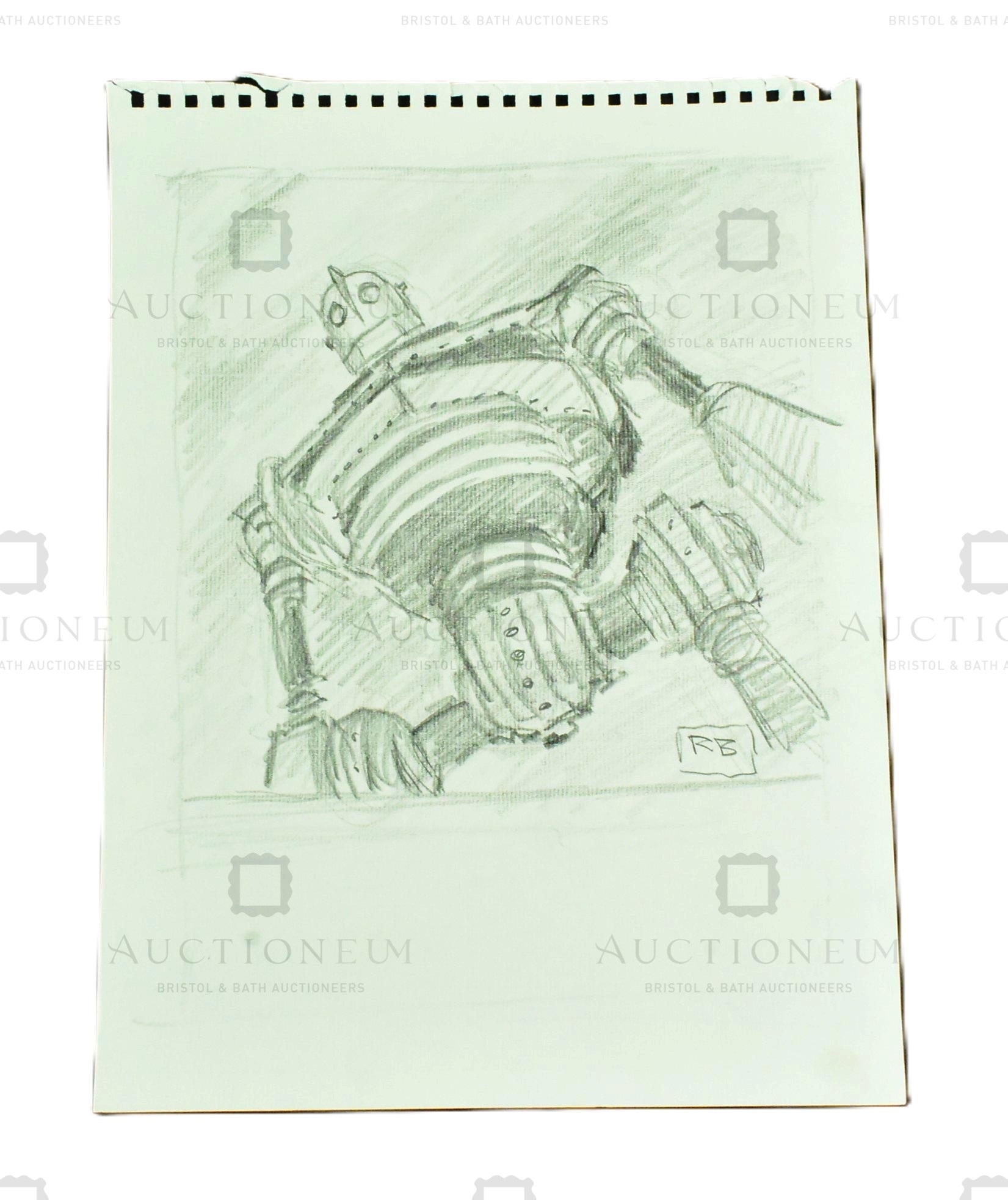 Richard Bazley | THE IRON GIANT - ORIGINAL DRAWING BY RICHARD BAZLEY ...