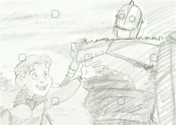 Richard Bazley | THE IRON GIANT - ORIGINAL DRAWING BY RICHARD BAZLEY ...