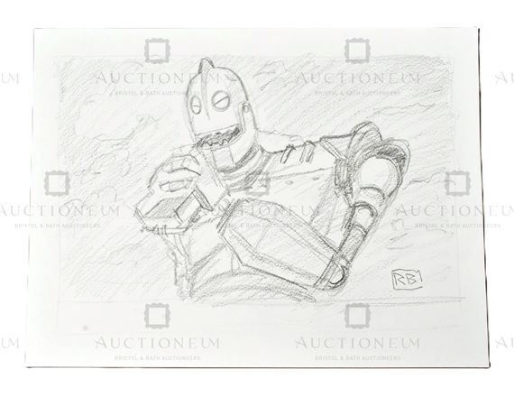 Richard Bazley | THE IRON GIANT - ORIGINAL DRAWING BY RICHARD BAZLEY ...