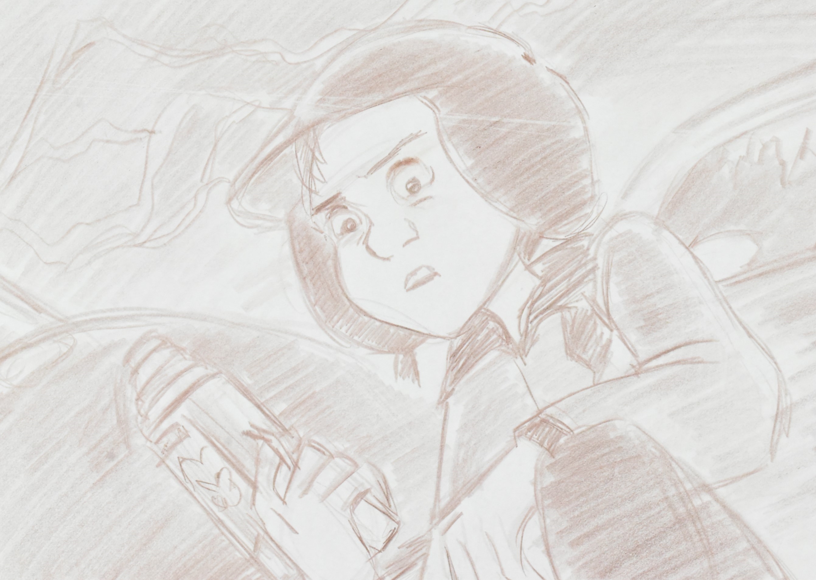 Richard Bazley | THE IRON GIANT - ORIGINAL DRAWING BY RICHARD BAZLEY ...