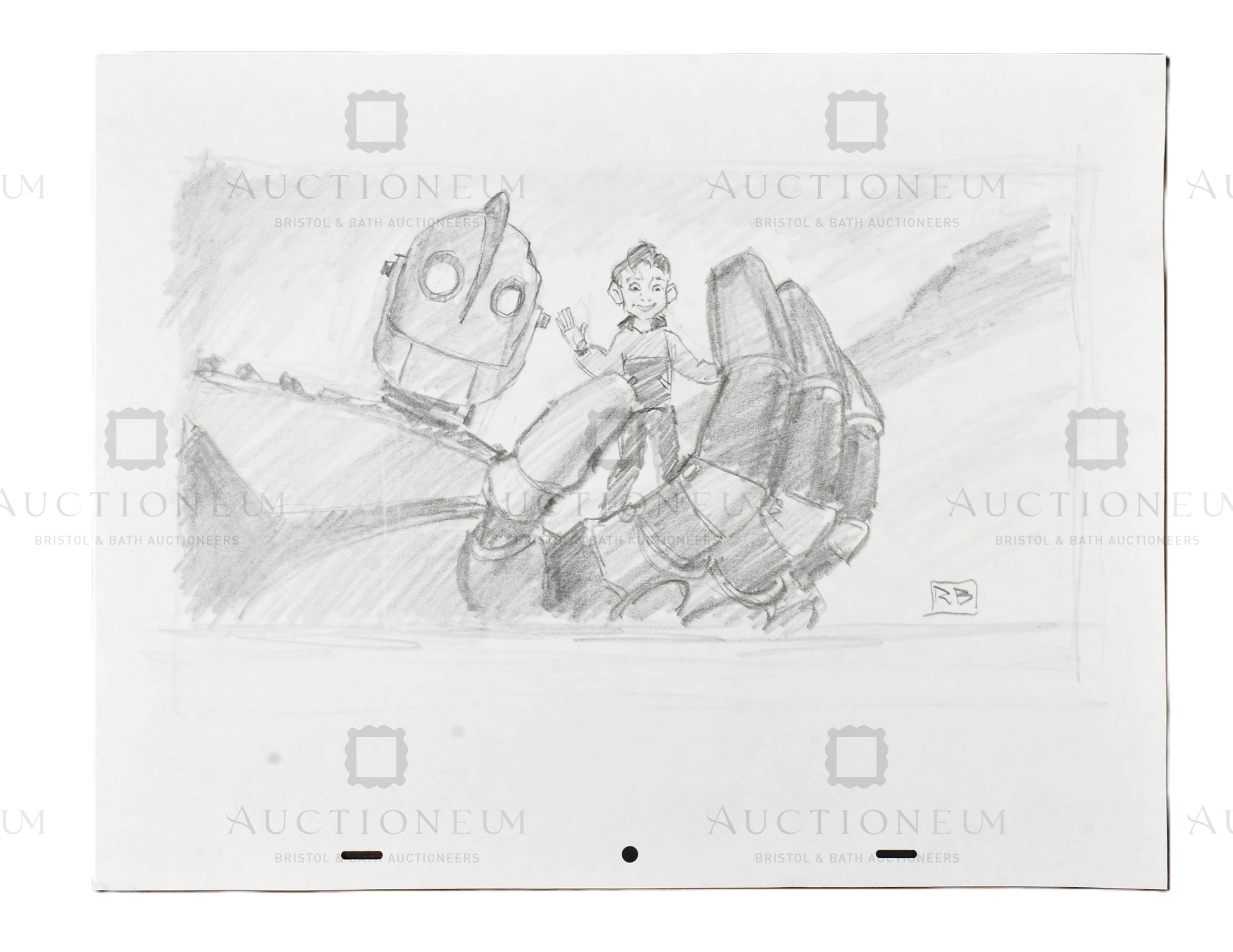 Richard Bazley | THE IRON GIANT - ORIGINAL DRAWING BY RICHARD BAZLEY ...