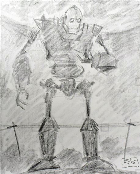 Richard Bazley | THE IRON GIANT - ORIGINAL DRAWING BY RICHARD BAZLEY ...