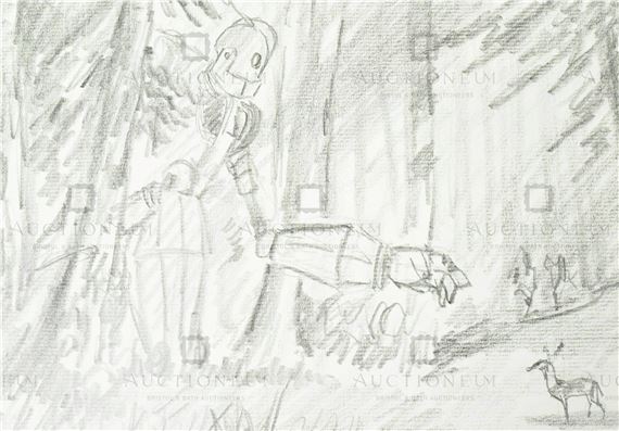 Richard Bazley | THE IRON GIANT - ORIGINAL DRAWING BY RICHARD BAZLEY ...