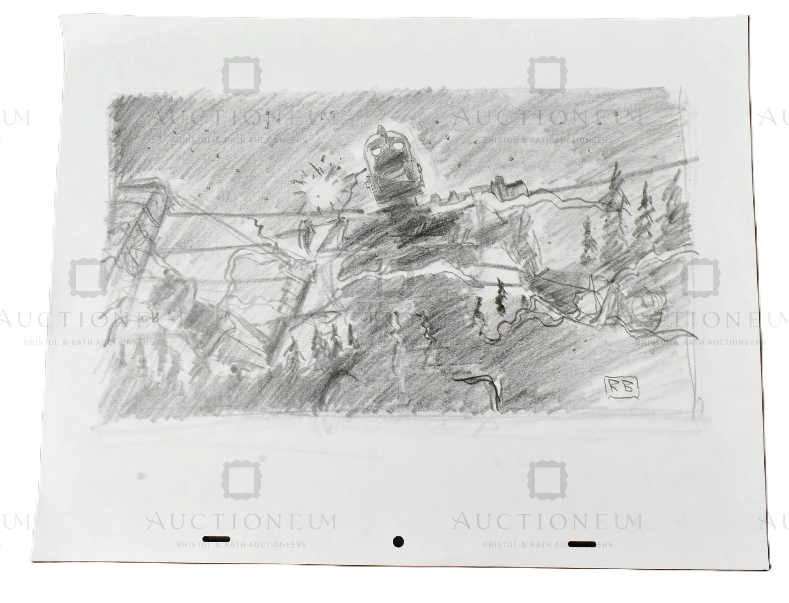 Richard Bazley | THE IRON GIANT - ORIGINAL DRAWING BY RICHARD BAZLEY ...