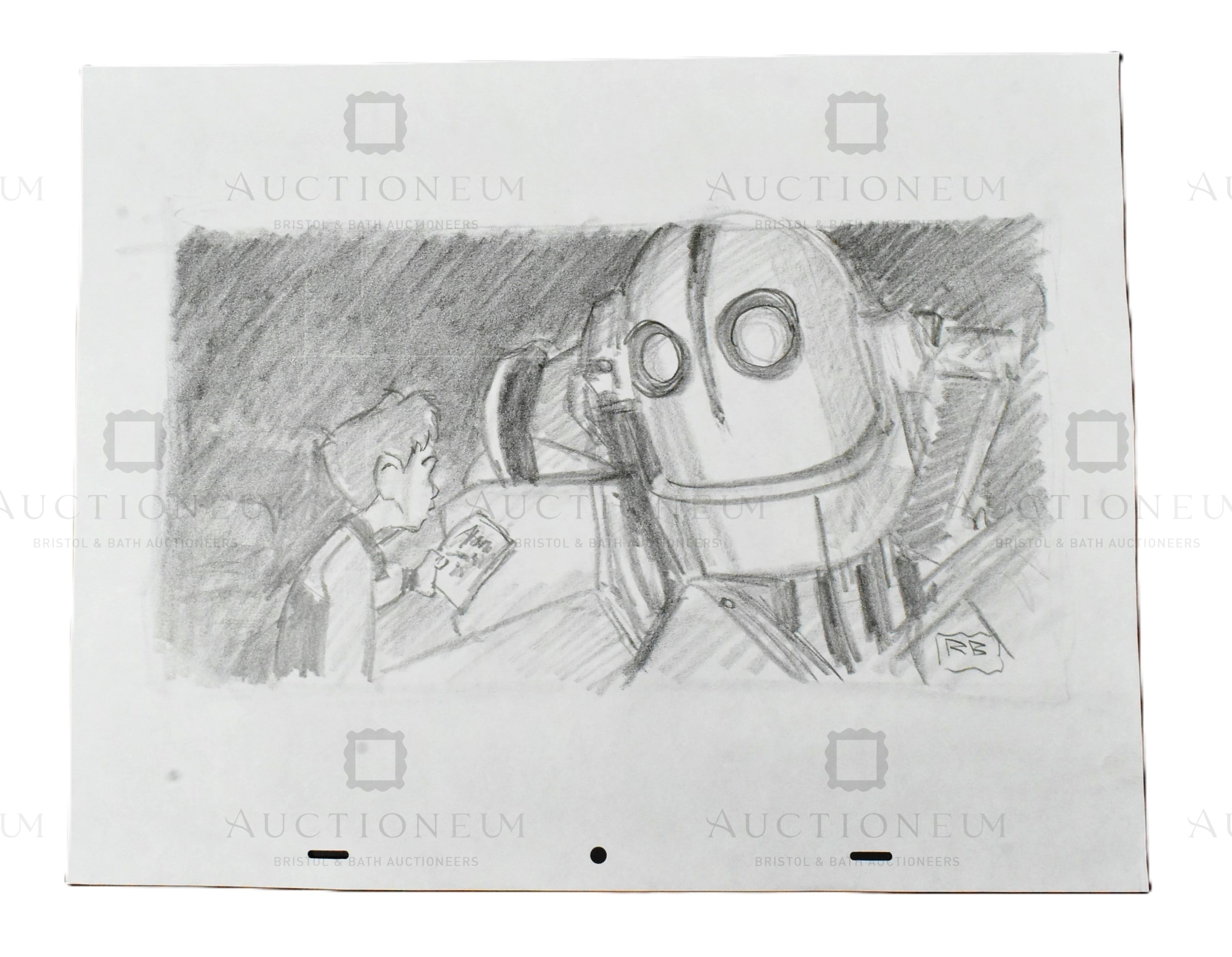 Richard Bazley | THE IRON GIANT - ORIGINAL DRAWING BY RICHARD BAZLEY ...