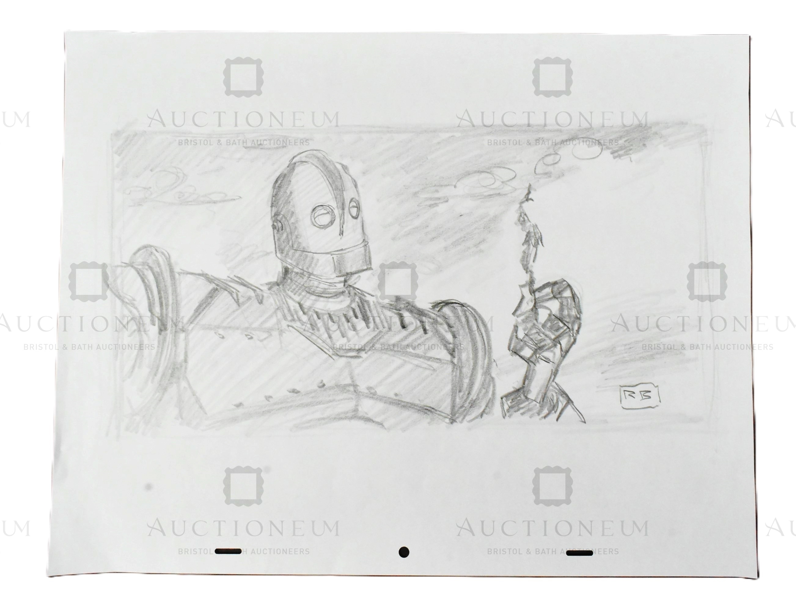 Richard Bazley | THE IRON GIANT - ORIGINAL DRAWING BY RICHARD BAZLEY ...