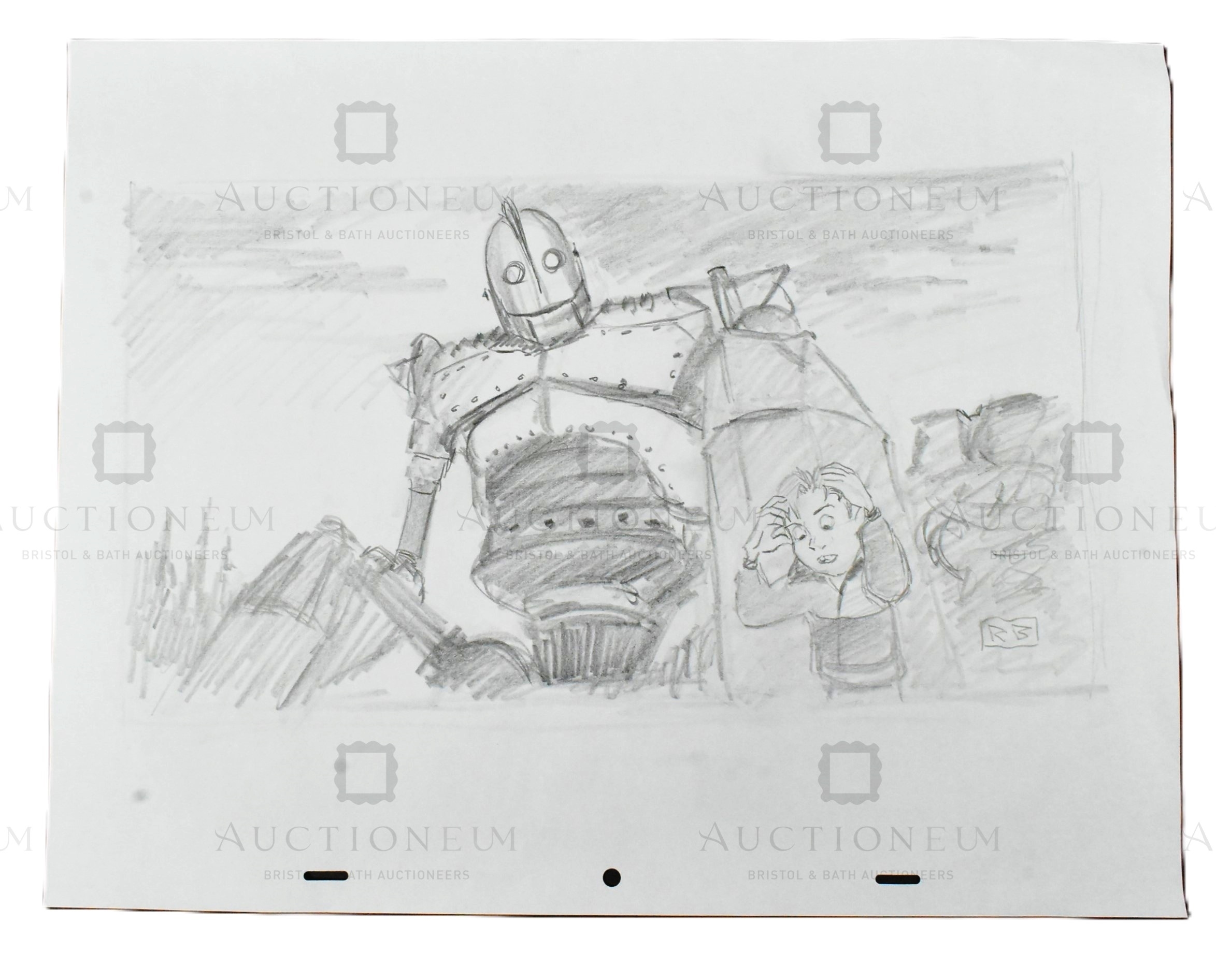Richard Bazley | THE IRON GIANT - ORIGINAL DRAWING BY RICHARD BAZLEY ...