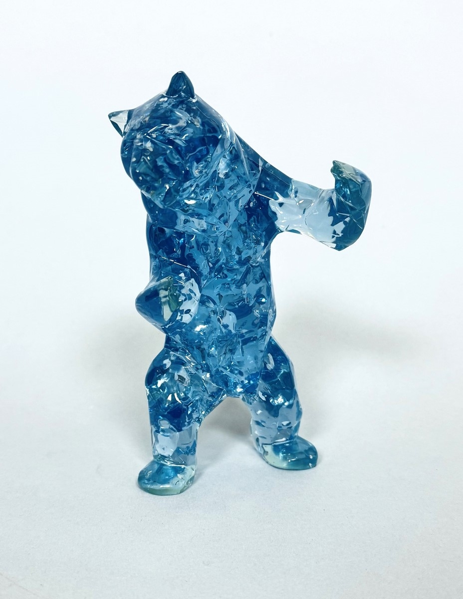 Richard Orlinski | Blue bear | MutualArt