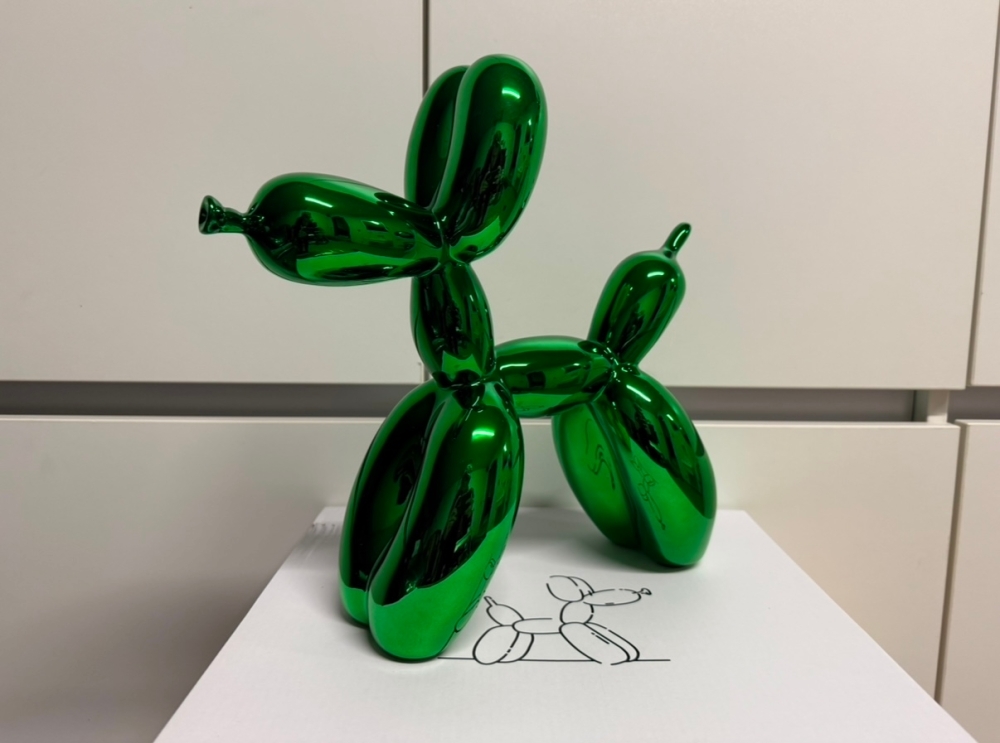 Jeff Koons | Balloon Dog Green (RARE) | MutualArt