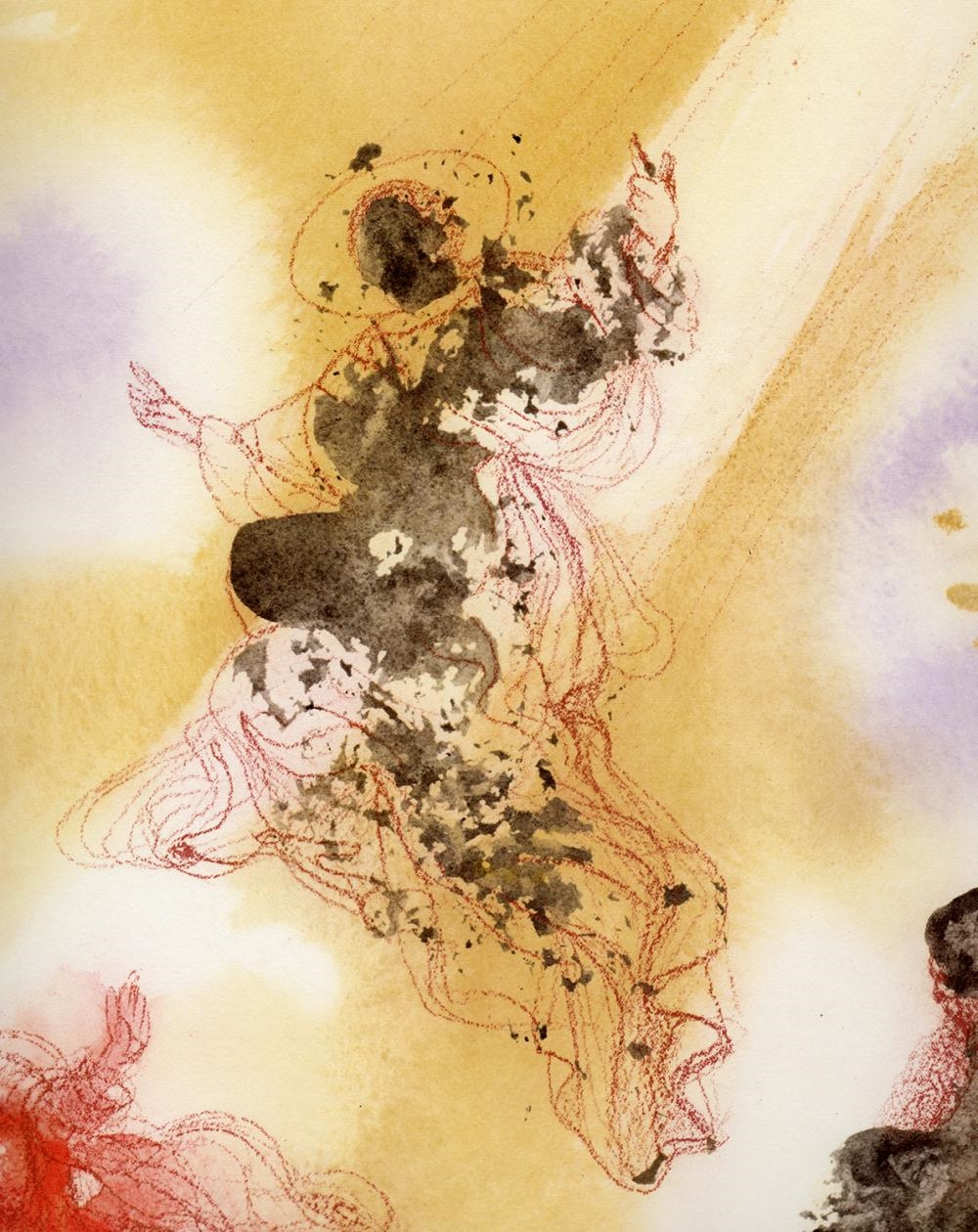 Salvador Dalí | Dali Original Archangel Raphael 1967 Lithograph Framed ...