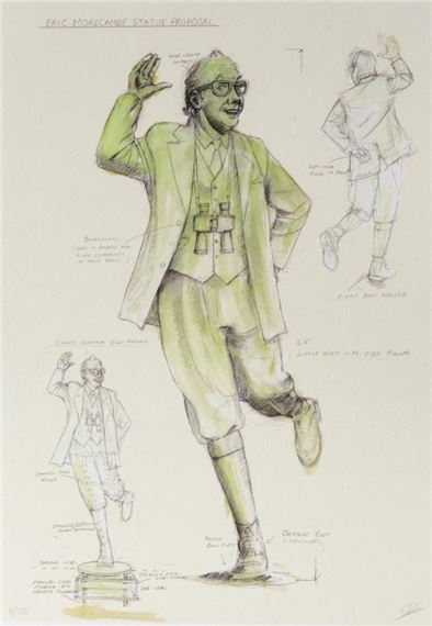 Graham Ibbeson | ERIC MORECAMBE STATUE PROPOSAL | MutualArt