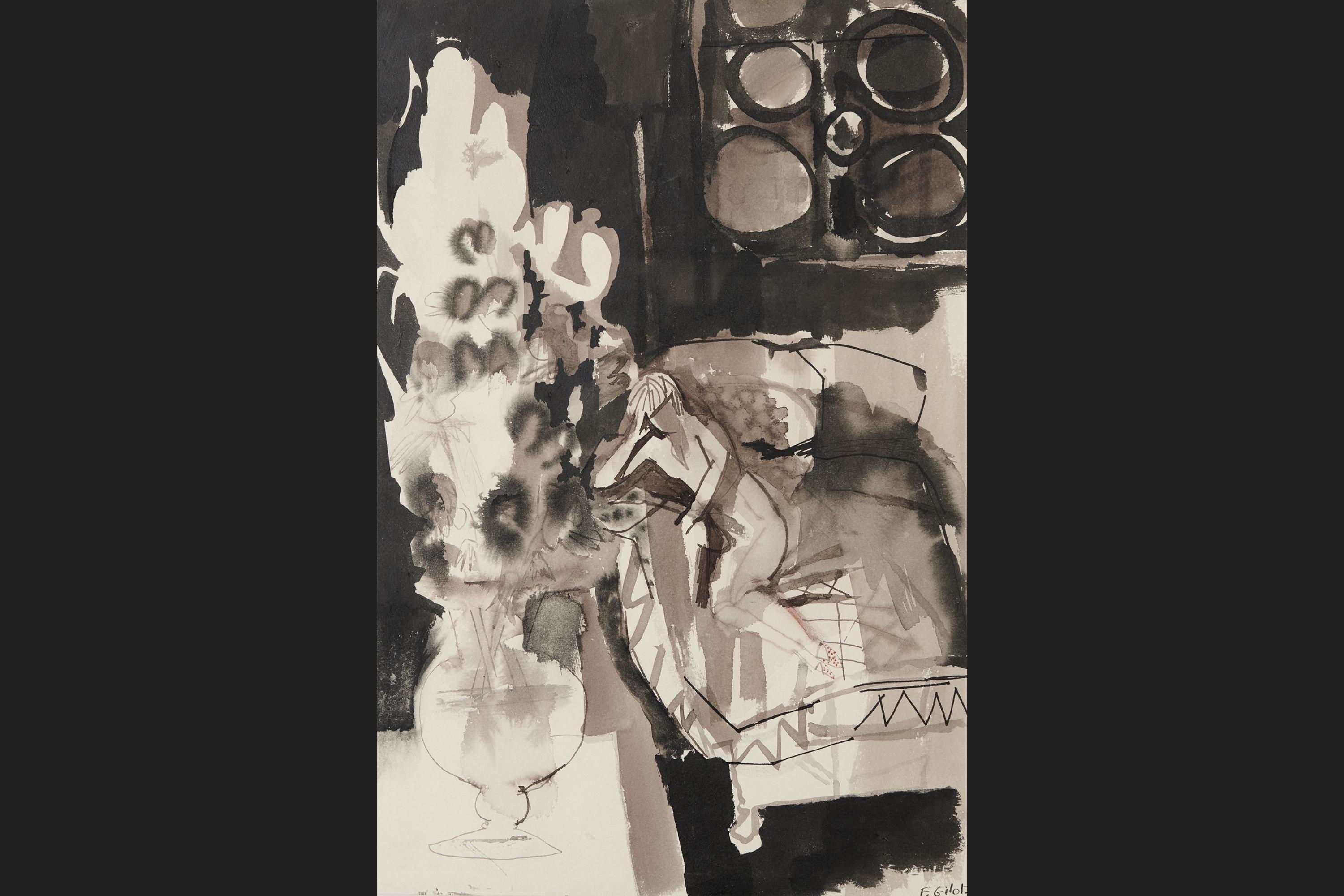 Françoise Gilot | Model at my studio (1958) | MutualArt