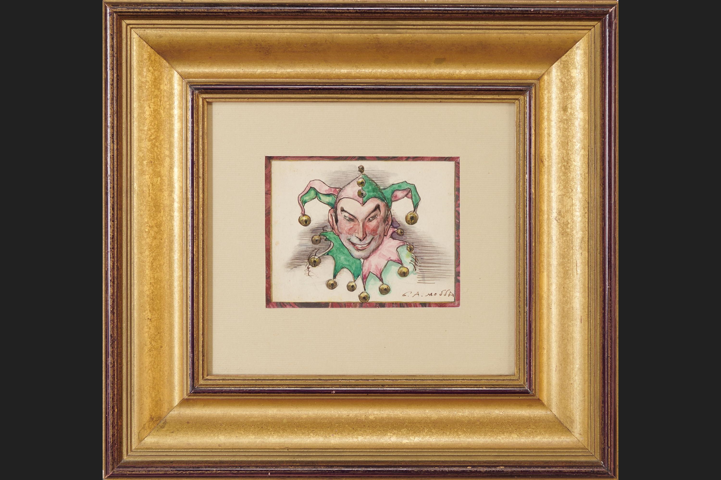 Gustave Adolphe Mossa | Portrait D'Arlequin | MutualArt