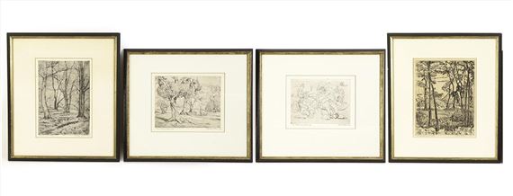 Mortimer Borne | The Beach, Coney Island 1932; Connecticut Woods; Olive ...